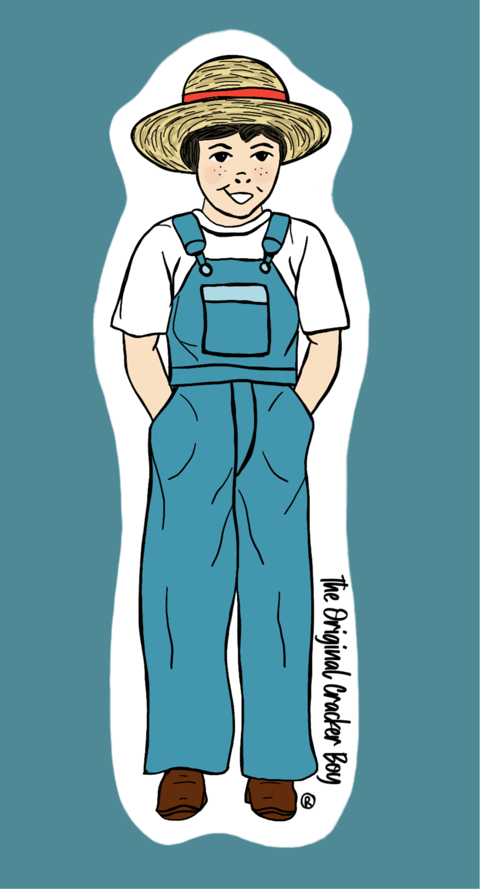 Cracker Boy Original Sticker – Cracker Seasonings