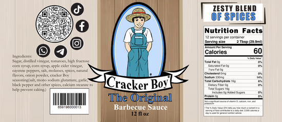 Cracker Boy BBQ Sauce 12 oz – Cracker Seasonings