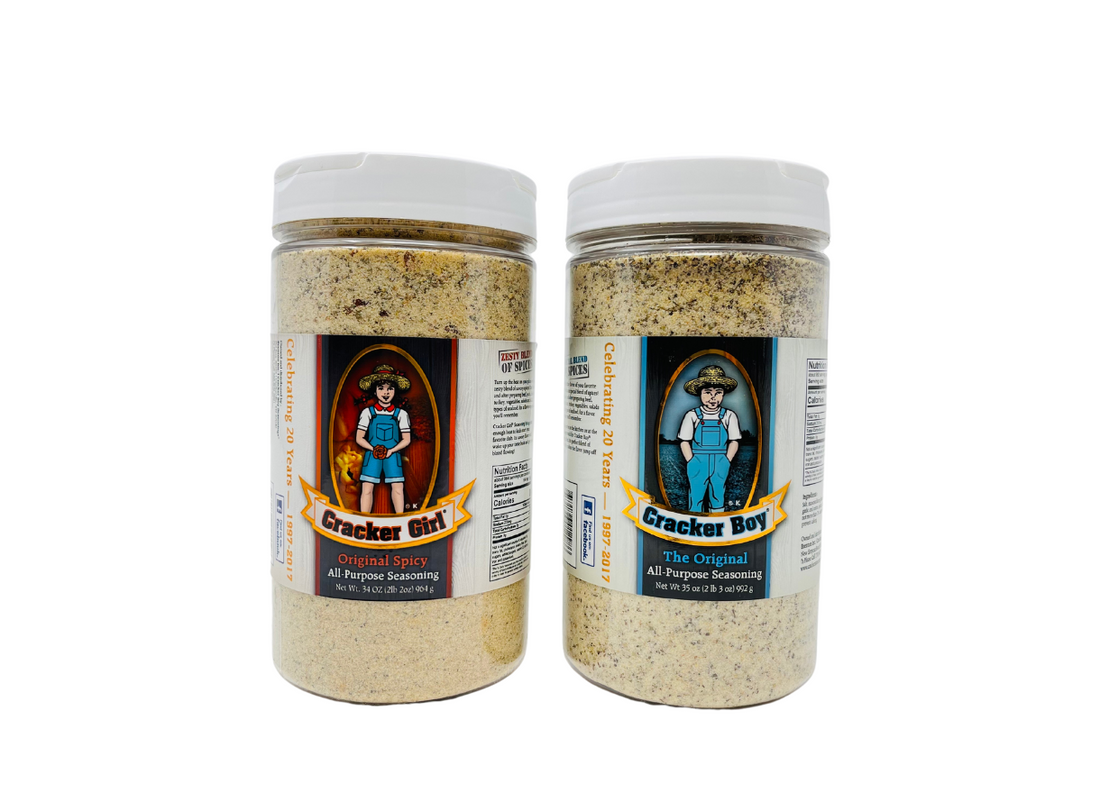 Cracker Boy, Cracker Girl Combo Deal 63 oz – Cracker Seasonings